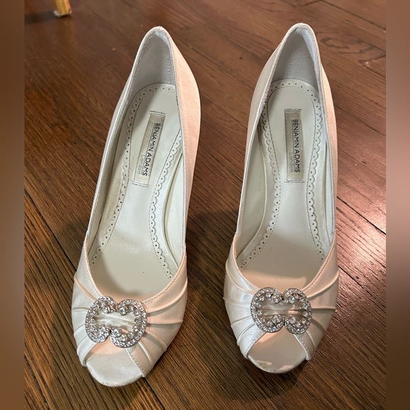 Benjamin Adams | Shoes | Benjamin Adams Winslet Ivory Silk Leather ...